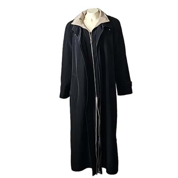 Gallery | Jackets & Coats | Vintage 8s Gallery Long Coat Removable Hood ...